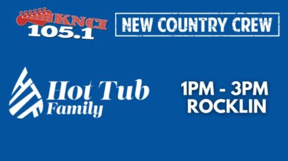AJ & NEW Country Crew at Hot Tub Family! - New Country 105.1